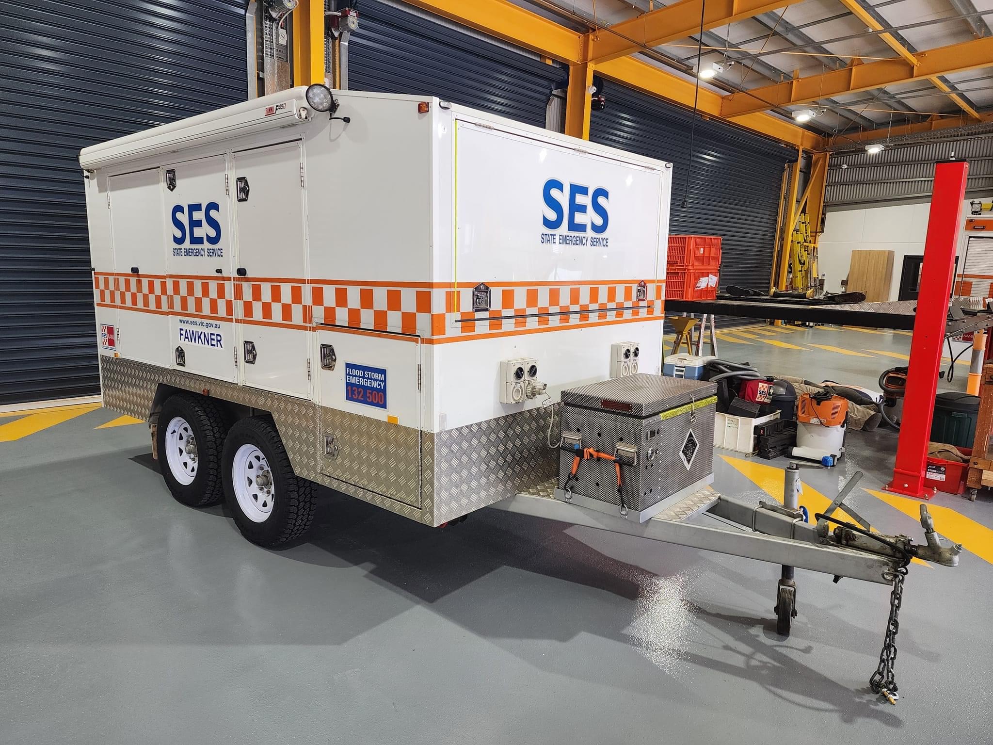 Fawkner Command Trailer | Emergency Vehicles App